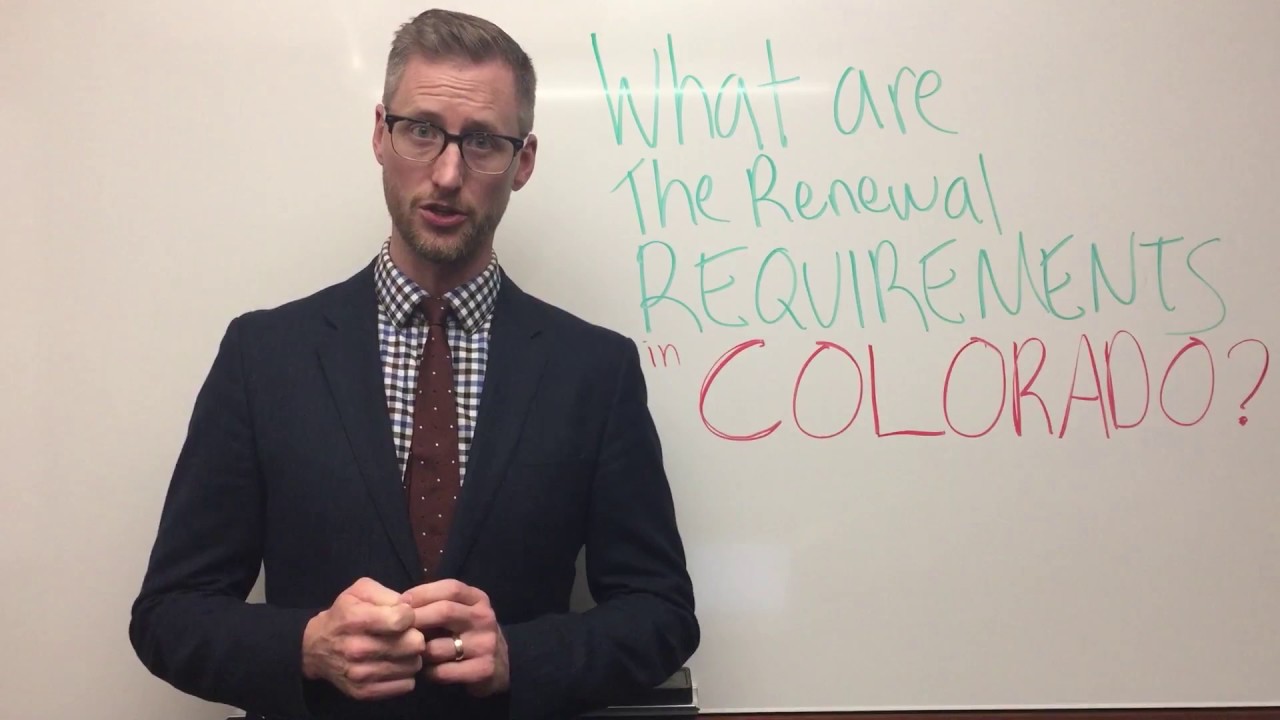 In Colorado What Are the Real Estate License Renewal and CE ...