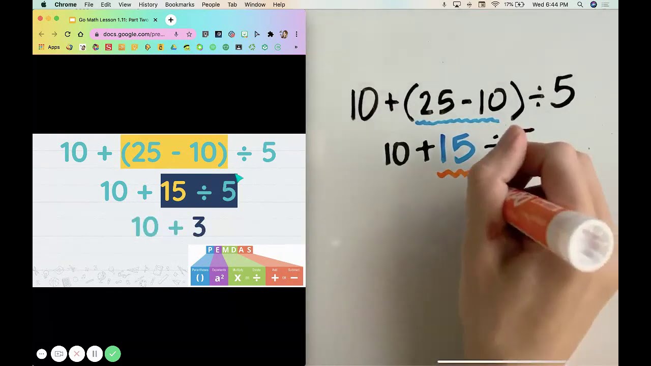 Go Math Lesson 1.11: Part Two - YouTube