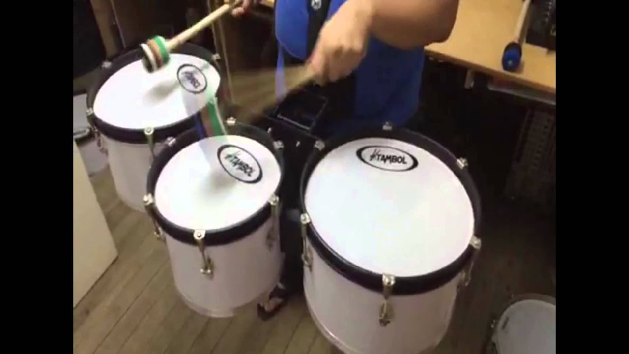 Drum Test: TAMBOL Trio Marching Drum - YouTube