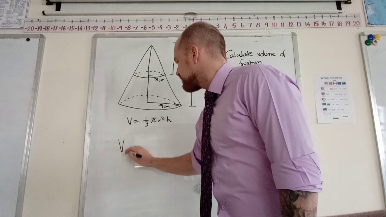GCSE Mathematics - Volume of a Frustrum - YouTube
