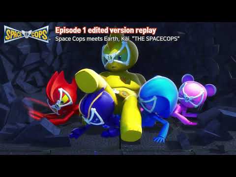 [Space Cops] Episode 1 edited version replay│Space Cops bertemu dengan Bumi, Kai \