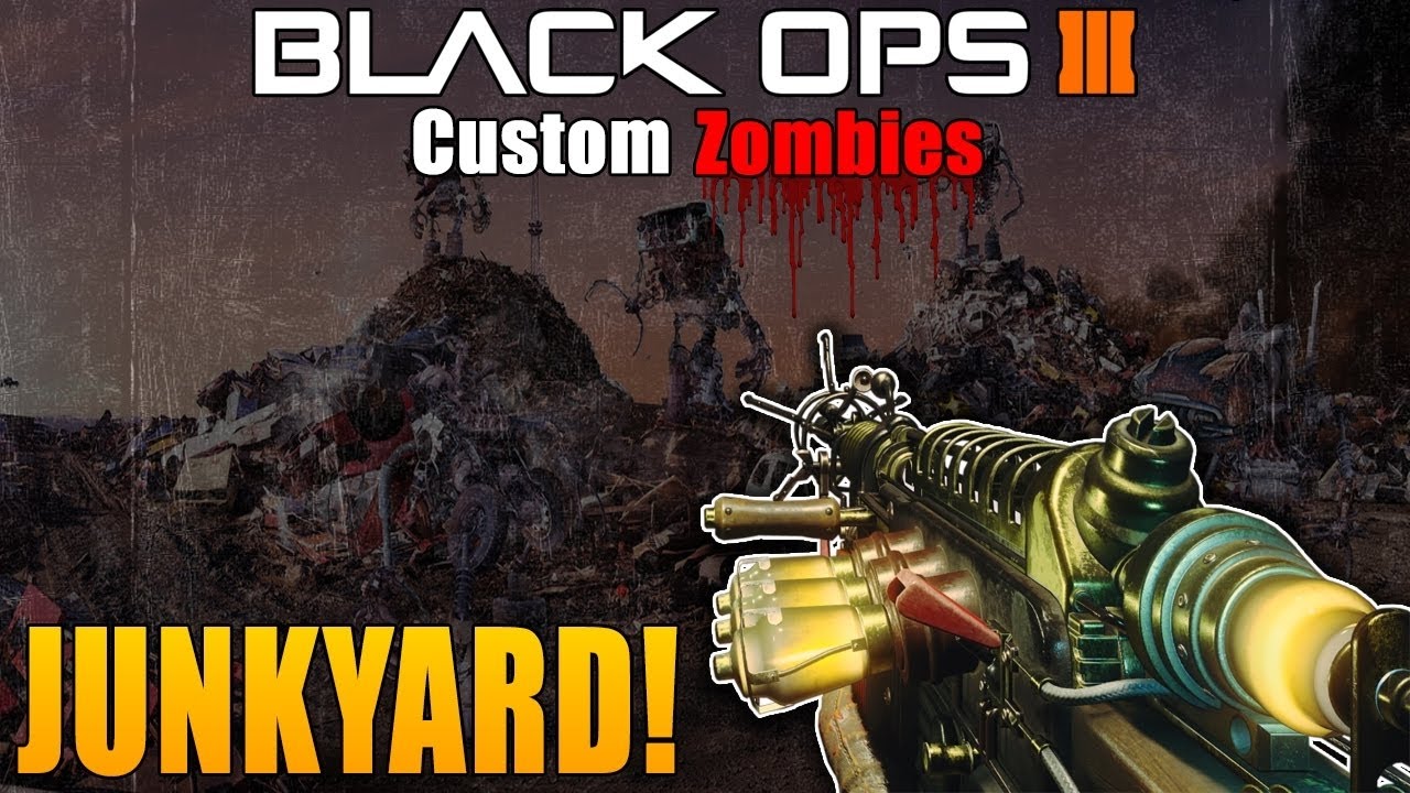 PC "Junkyard" COD: Black Ops 3 Mod Tools Custom Map Gameplay - YouTube