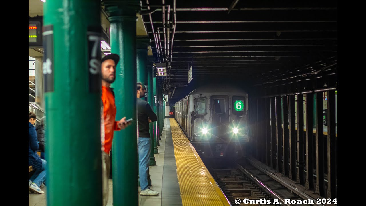 IRT Lexington Avenue Local: Bronx & Brooklyn Bridge-City Hall bound R ...