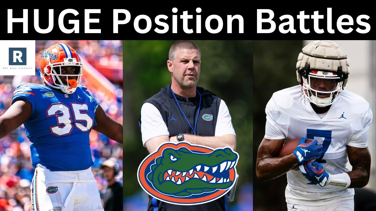 Florida Gators Spring Practice Position Battles | Florida Gators ...
