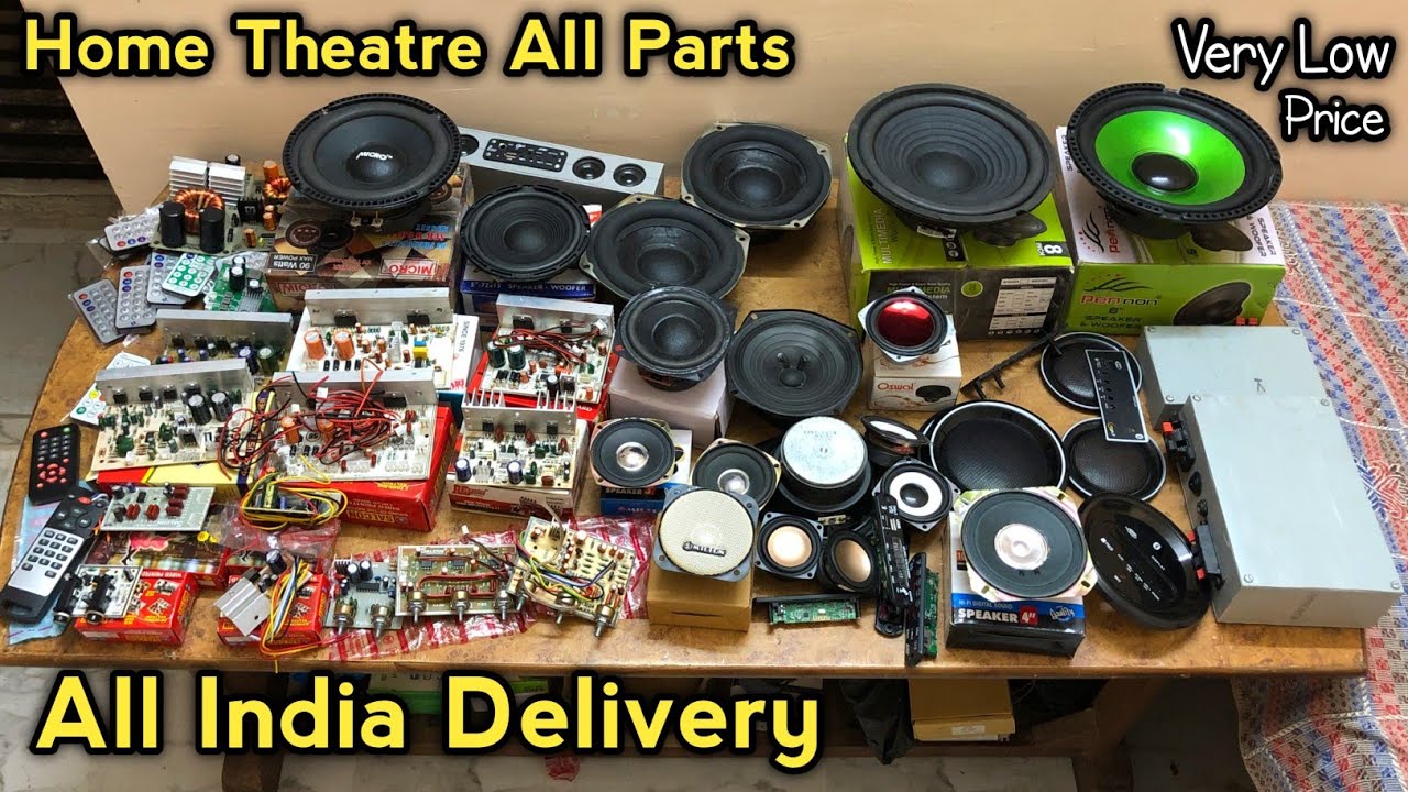 Home Theater All Parts, Accessories very Low Price // How To Make Home ...