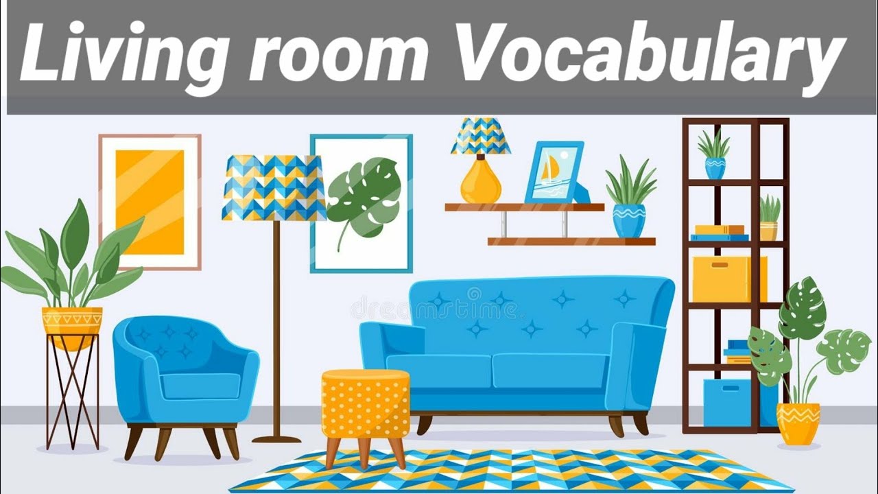 Learn Living Room Vocabulary | Talking Flashcards - YouTube