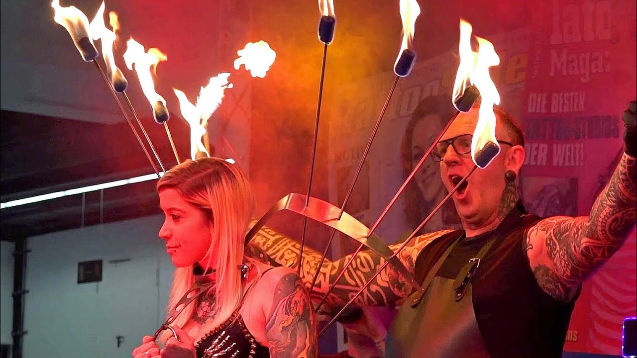Tattoo Convention Frankfurt- Piercing SHOW 2018 - YouTube