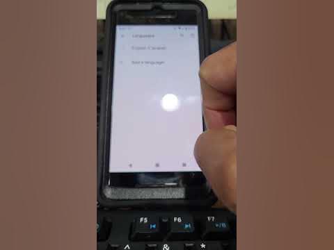 Android Phone Language Change Settings How to on Android device in 10 ...