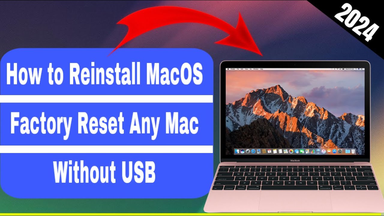 How to Reinstall macOS on ANY Mac (Without USB) Factory Reset Any Mac ...