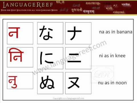 Learn Japanese - Hindi Script - YouTube