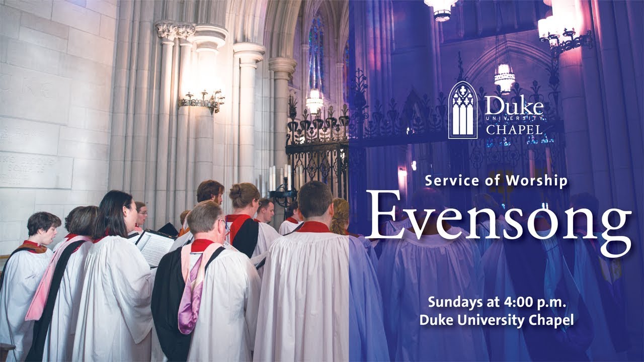 Choral Evensong Worship Service - 4/28/19 - YouTube