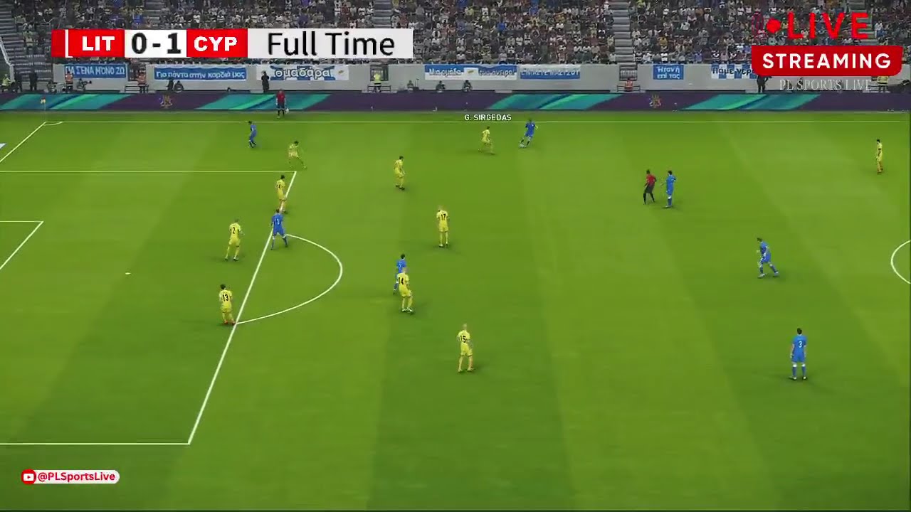 Lithuania vs Cyprus | UEFA Nations League 2024 | Football Live Match ...