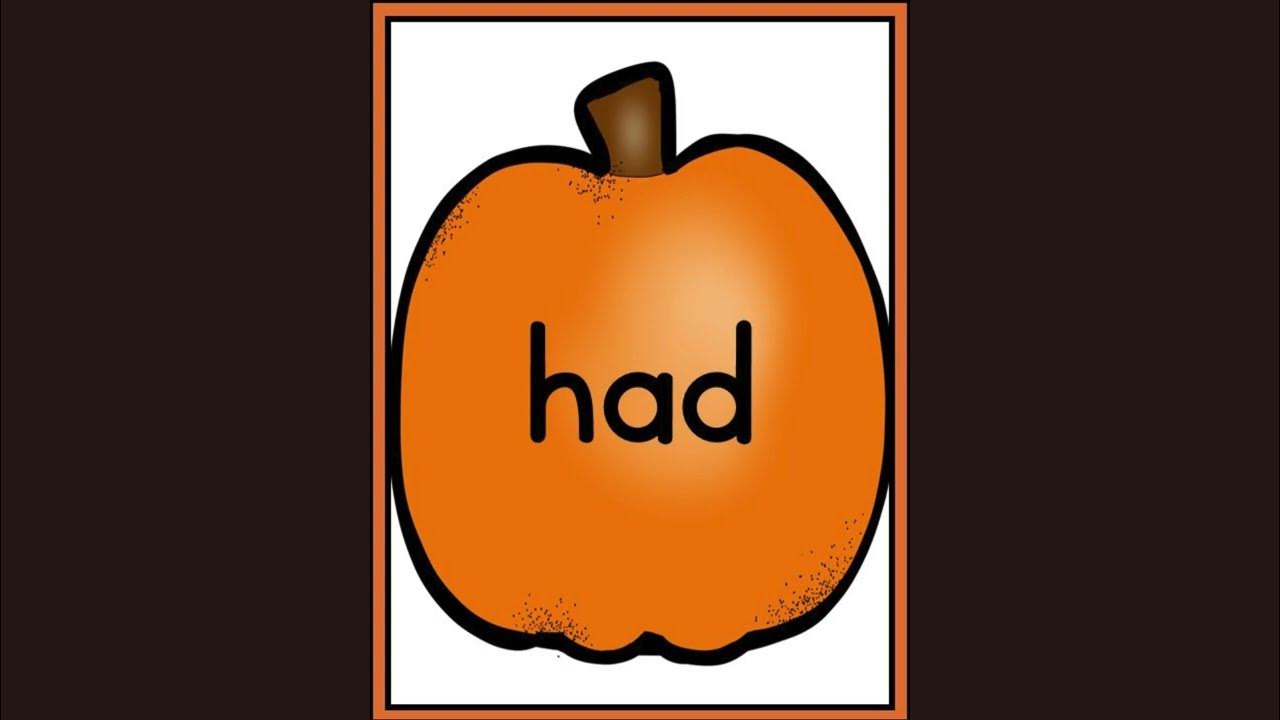 Master Dolch First Grade Sight Words with Pumpkin Flashcards Set 1 Fall ...