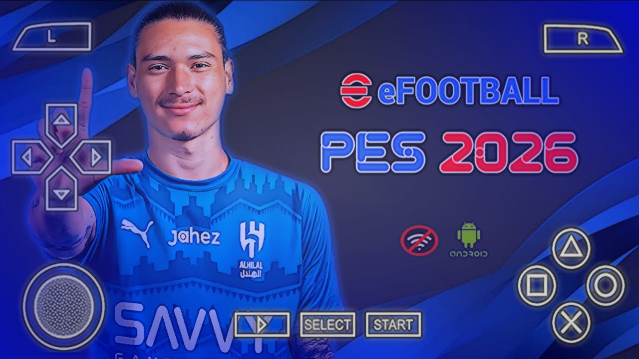 eFootball PES 2026 PPSSPP Android Offline PS5 Camera |PES 2026 HD ...