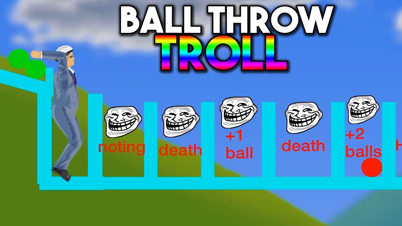 BALL THROW TROLL - YouTube