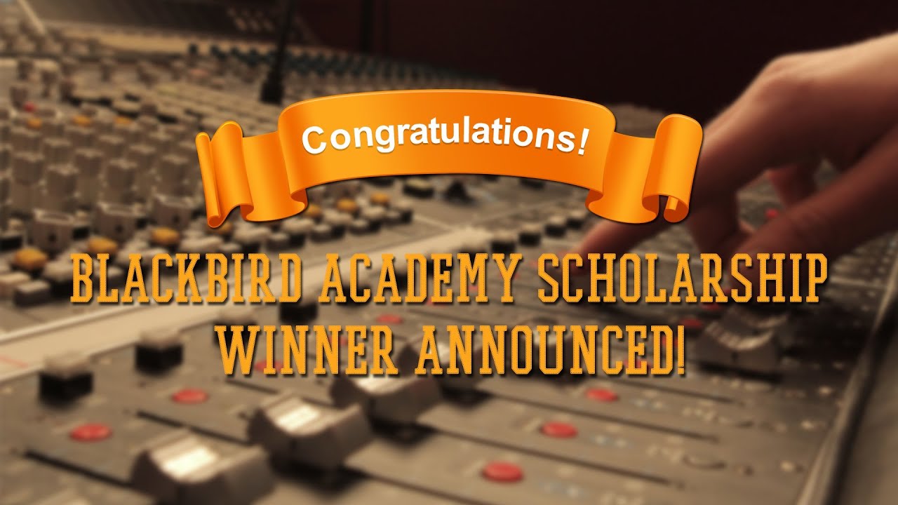 Blackbird Academy Pensado Scholarship Winner - YouTube