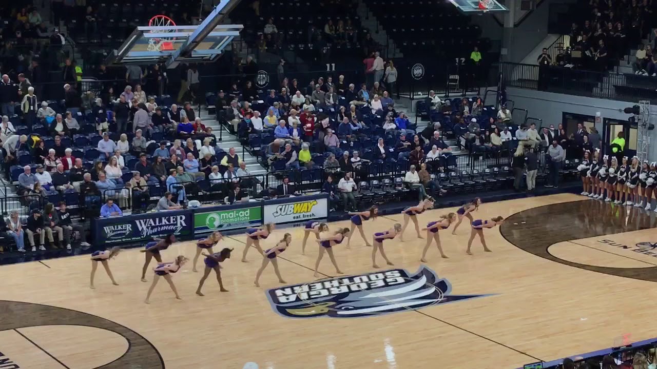Georgia Southern Dance Team Halftime “Instruction" - YouTube