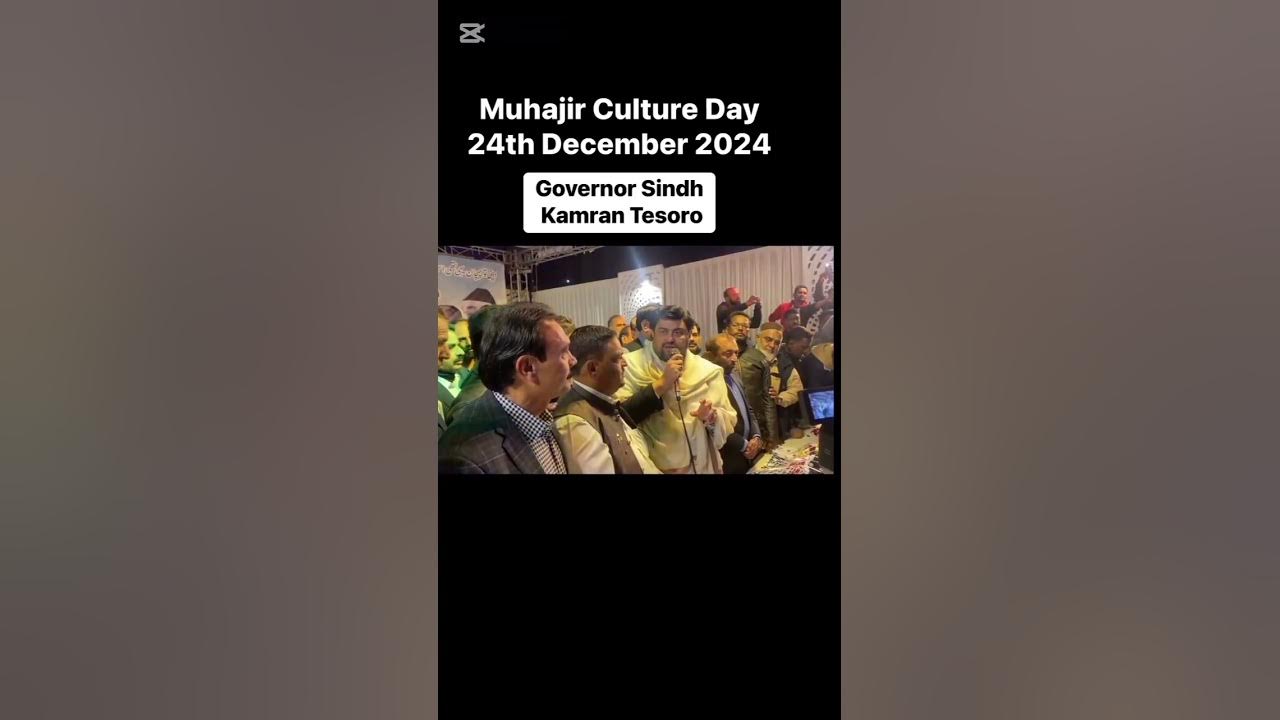 Mahajir culture Day 2024 Pakistan biggest Day #mahajir #viralshorts #millionre #viralchallenge ...