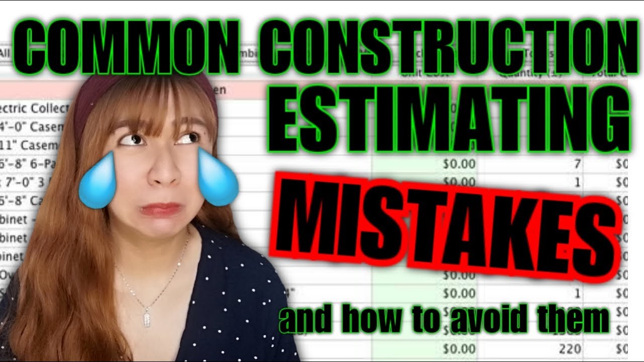 COMMON CONSTRUCTION ESTIMATING MISTAKES AND HOW TO AVOID THEM [ENG SUB] - YouTube