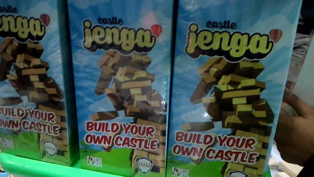 How to Play Jenga Castle | Building castle | Stacking Game #SAHABATNAY ...