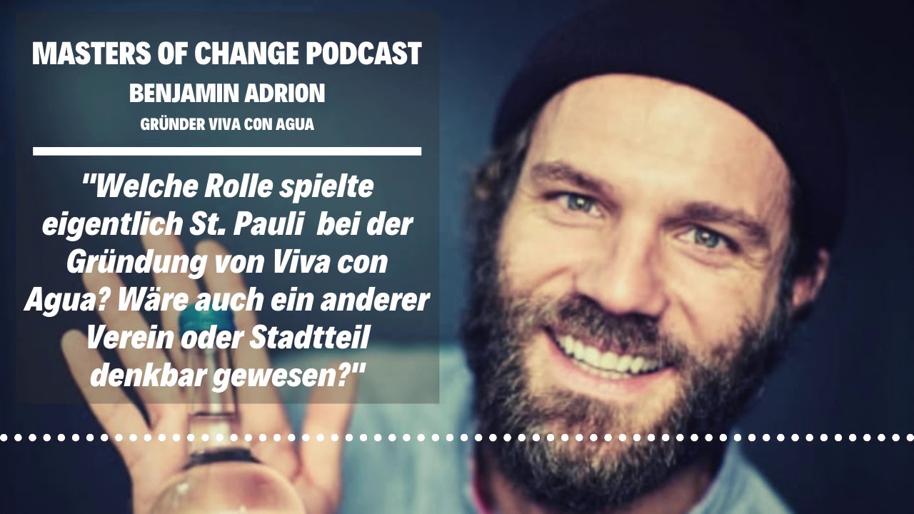 Benjamin Adrion von Viva con Agua über die Rolle von St. Pauli in der ...