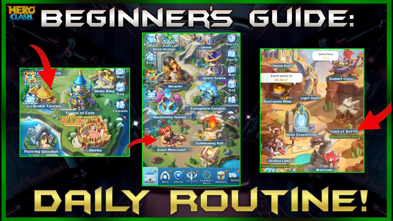 Do this everyday in Hero Clash in 2025 | Beginner's Guide: Daily ...