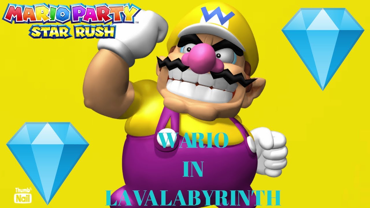 Mario Party Star Rush - Wario in Lava Labyrinth - YouTube