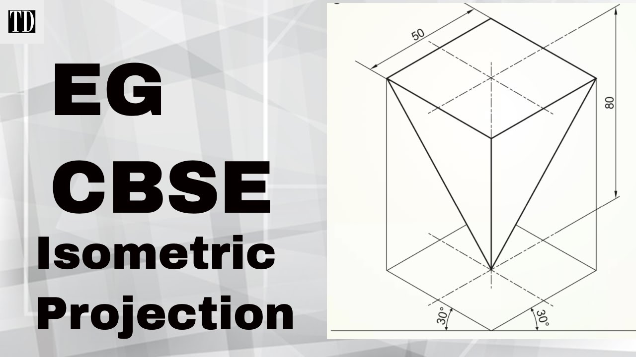 Isometric projection in EG online CBSE class 12 Q 11 - YouTube
