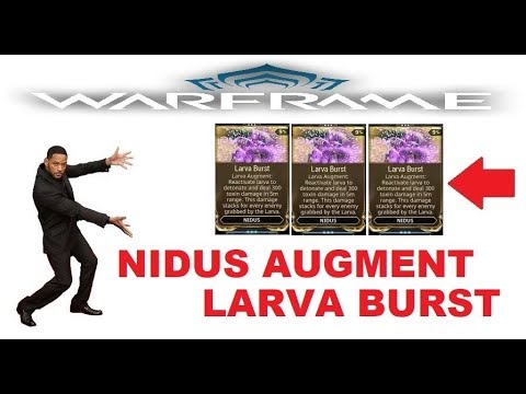 Nidus augment "larva burst" | Warframe - YouTube