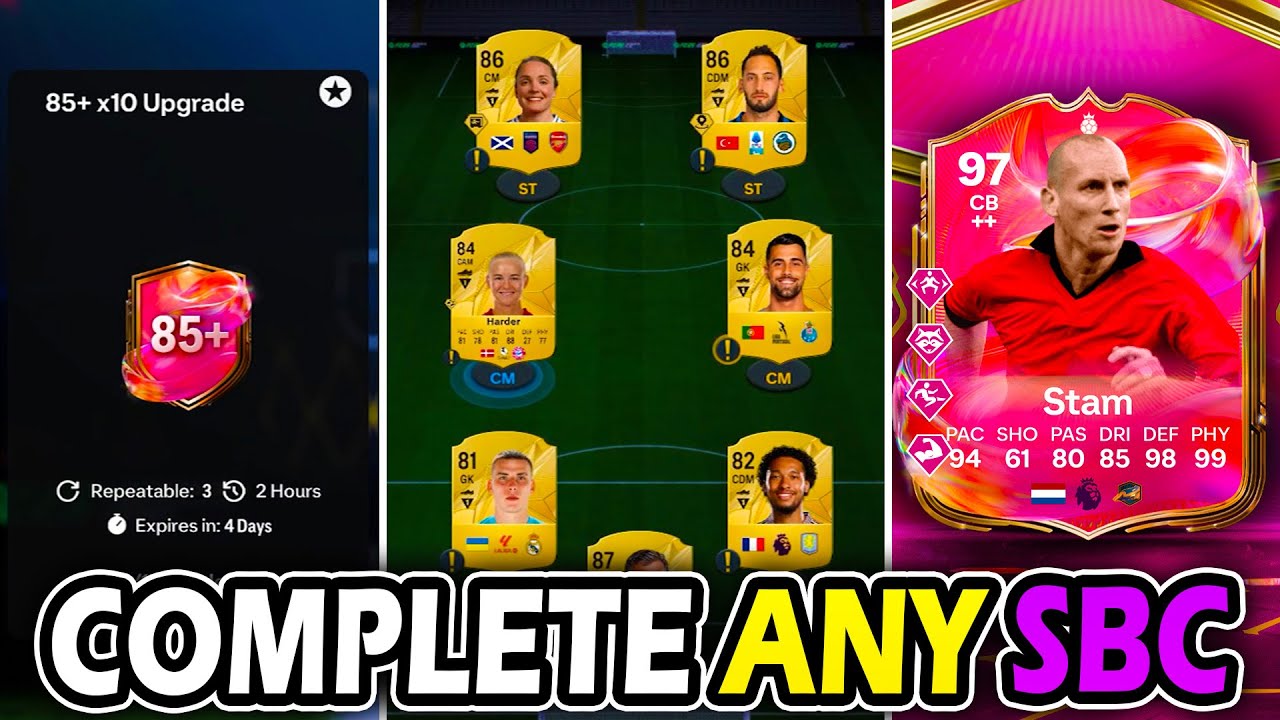 How to Complete Any SBC in FC 25 Ultimate Team - YouTube