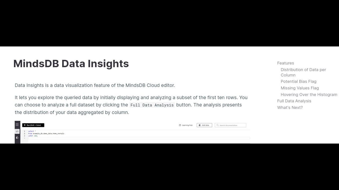 Mindsdb Data Insights Youtube