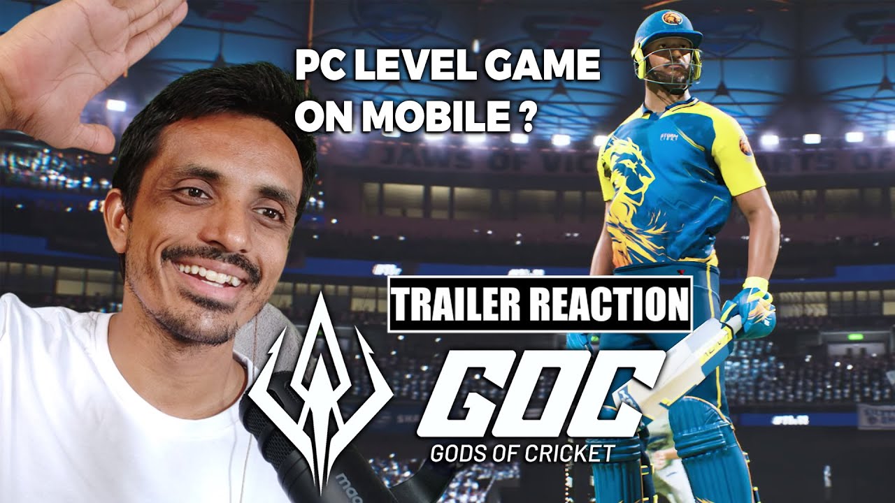 GOC Gods of Cricket Cinematic Trailer Reaction new AAA game on Mobile ...