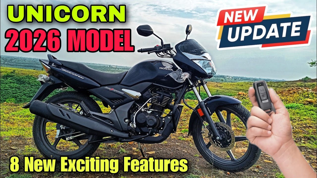Honda Unicorn 2026 Model Launch Date In India - YouTube