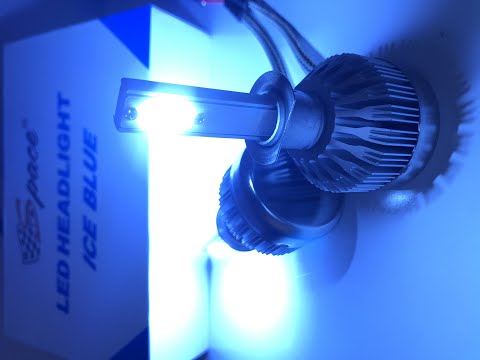 BUZ MAVİ LED XENON ŞİMŞEK MAVİ RENK LED ARABA FARI BUZ MAVİSİ LED XENON 8000 KELVİN 70 WATT 7000 LM