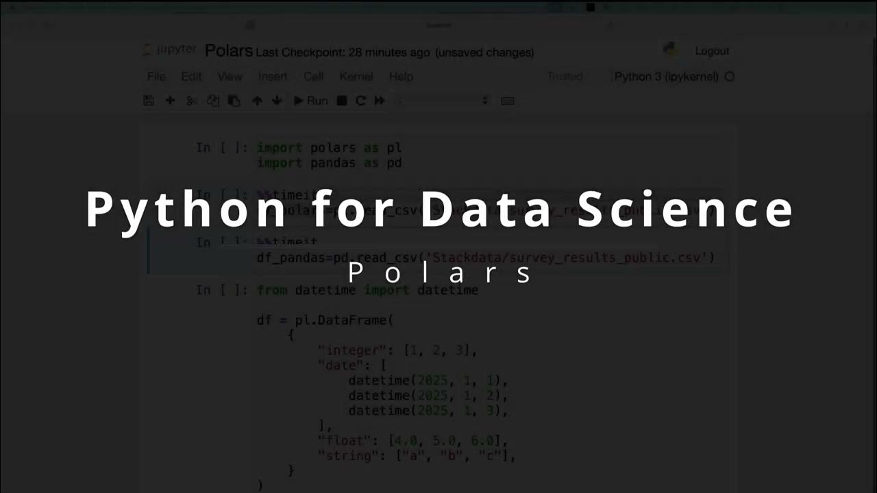 Python for Data Science: Polars Module - YouTube