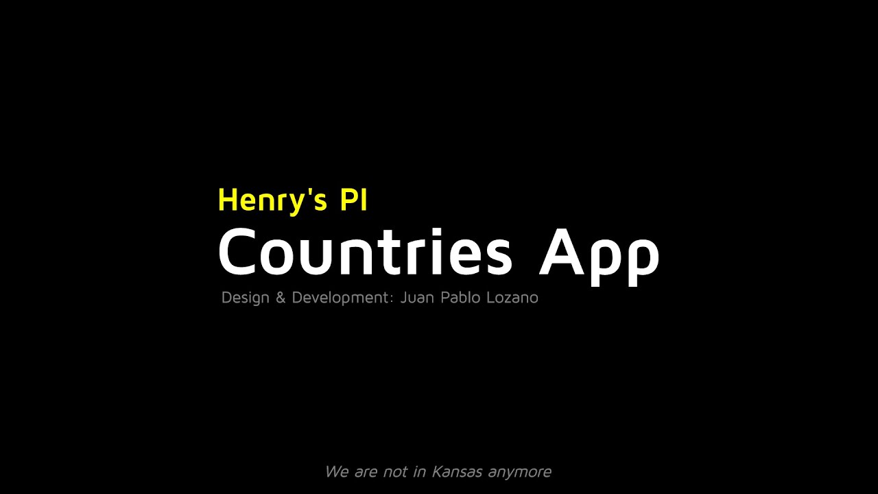 Henry PI Countries - YouTube