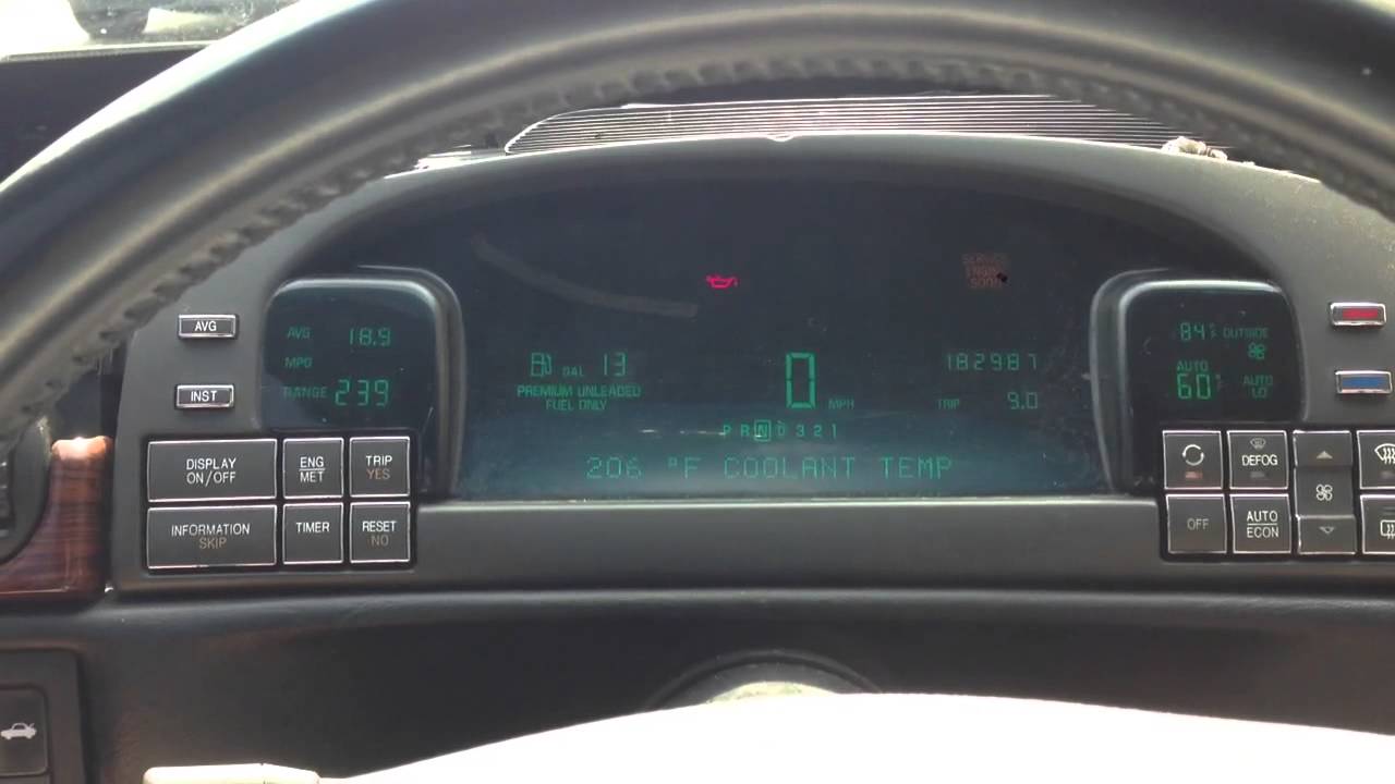 99 Deville Oil Light - YouTube