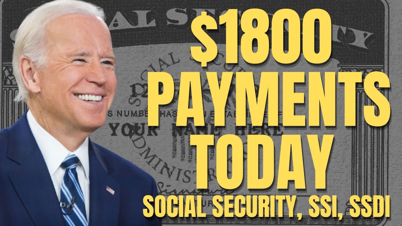 $1800 Payments Today For These Social Security Beneficiaries | Social ...