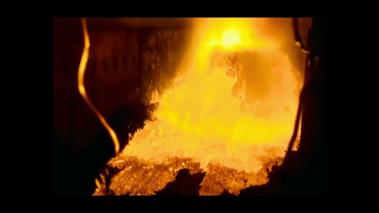 Huge explosions from smelter - YouTube