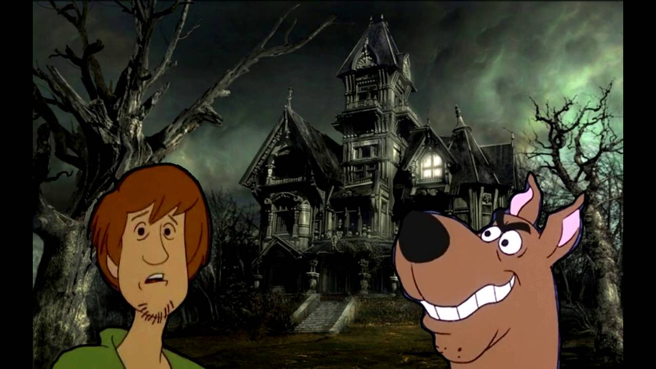 Shaggy and Scooby go to a haunted house - YouTube