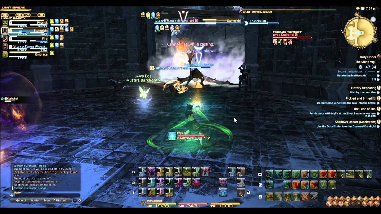[FFXIV: ARR] Main Scenario Dungeon, Stone Vigil - Koshchei - YouTube