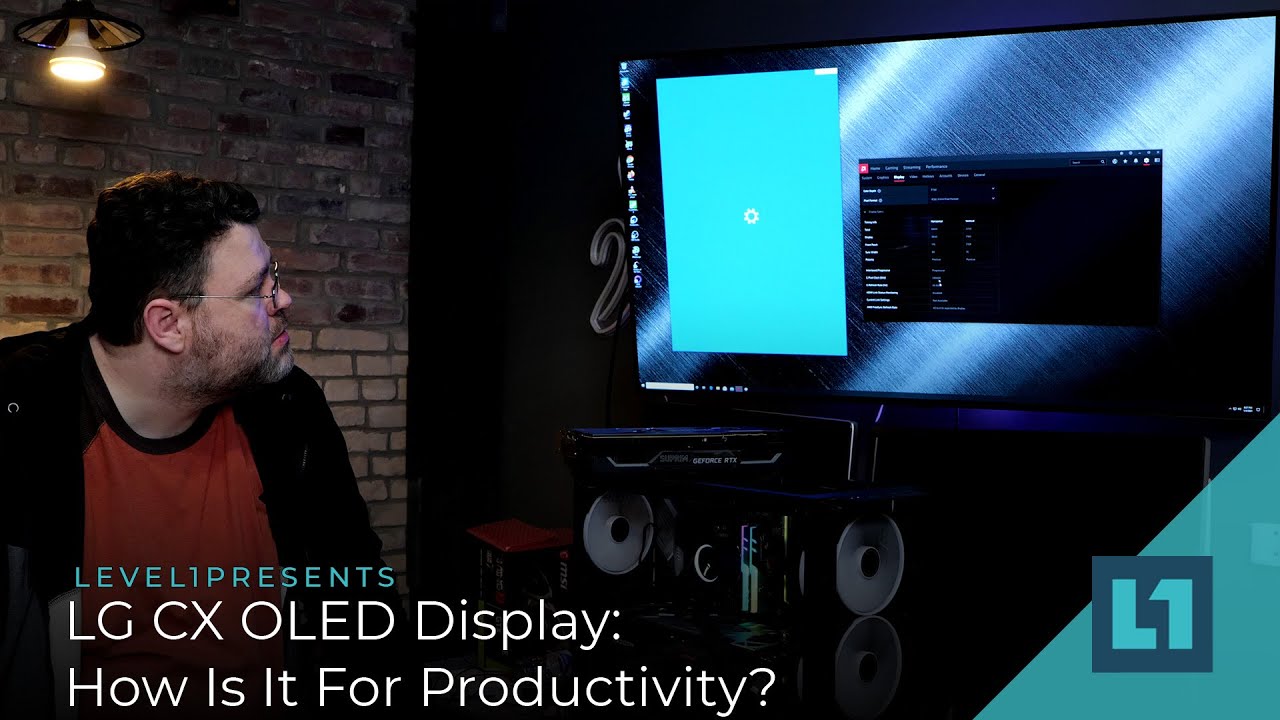 LG CX OLED Display: How Is It For Productivity? - YouTube