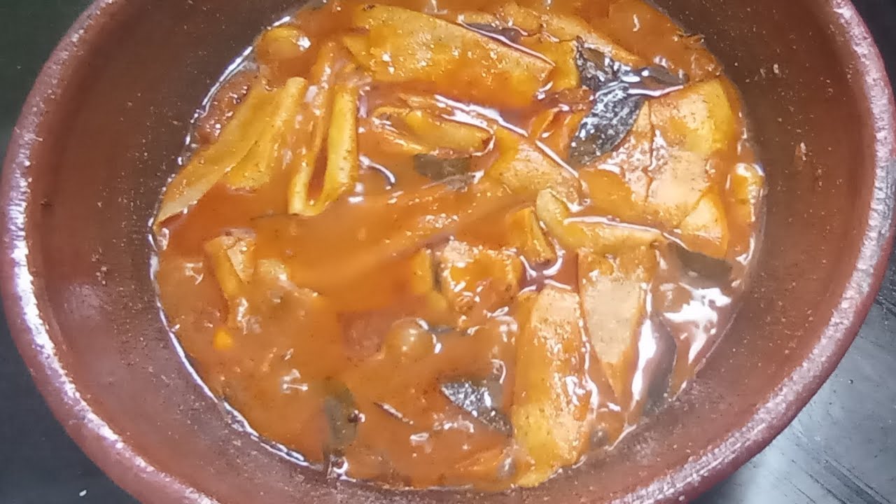 சுவையான அப்பள குழம்பு ரெசிபி # Appala kulambu recipe in tamil - YouTube