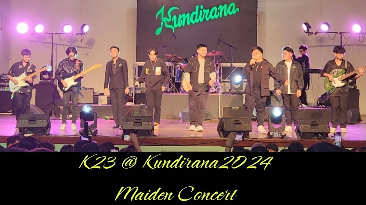 K23 @ Kundirana 2024 Maiden Concert - YouTube