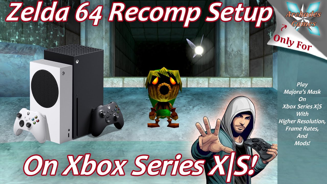 [Xbox Series X|S] Zelda 64 Recomp Setup - Majora's Mask and Mods! - YouTube