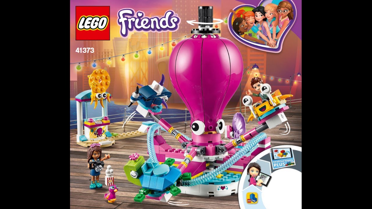 LEGO Instructions | Friends | 41373 | Funny Octopus Ride | Amusement ...