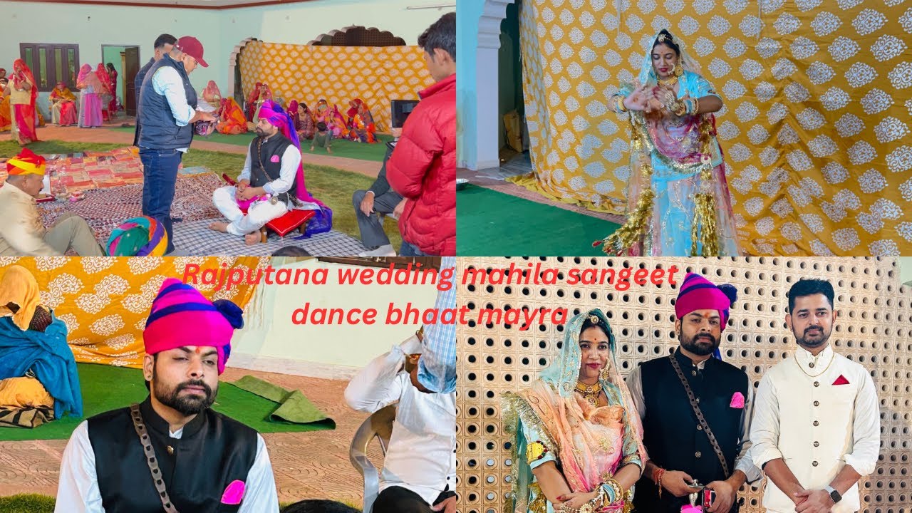 Royal Rajput Wedding || Mayra function || Ladies Sangeet || Jaipur ...