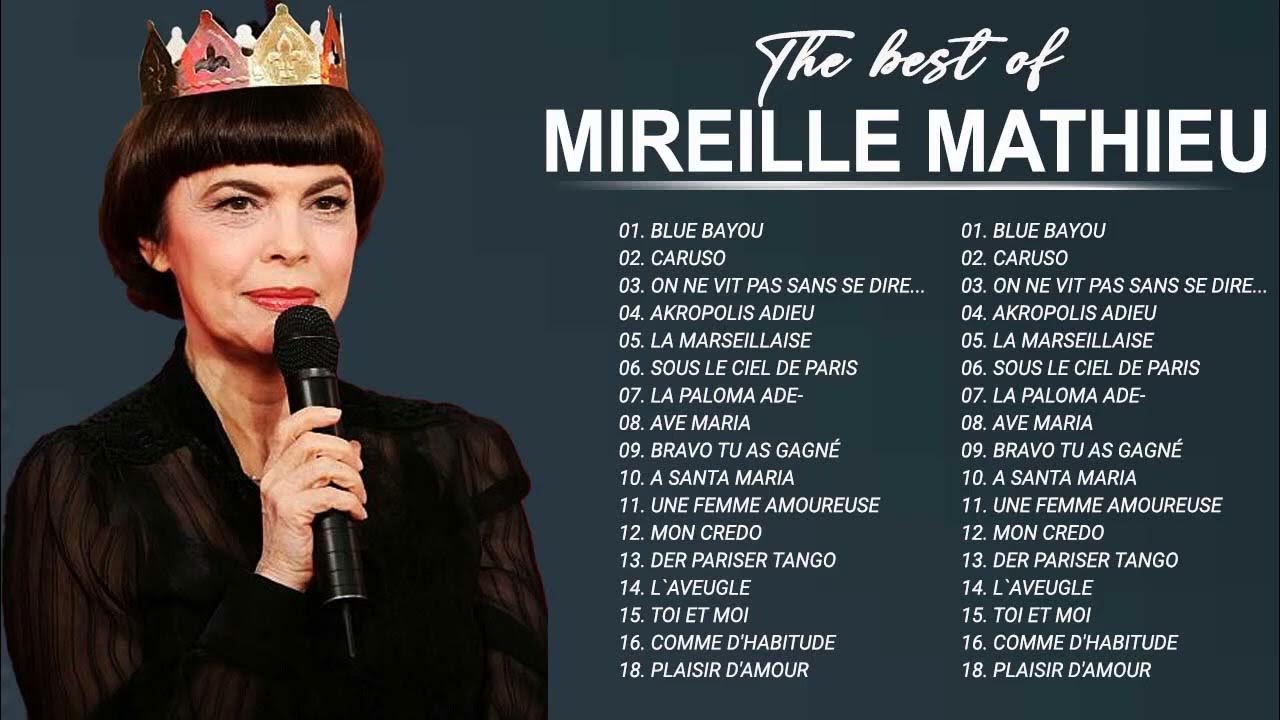 Mireille Mathieu Les Plus Grands Succès 2022 - Les plus belles chansons de Mireille Mathieu ...