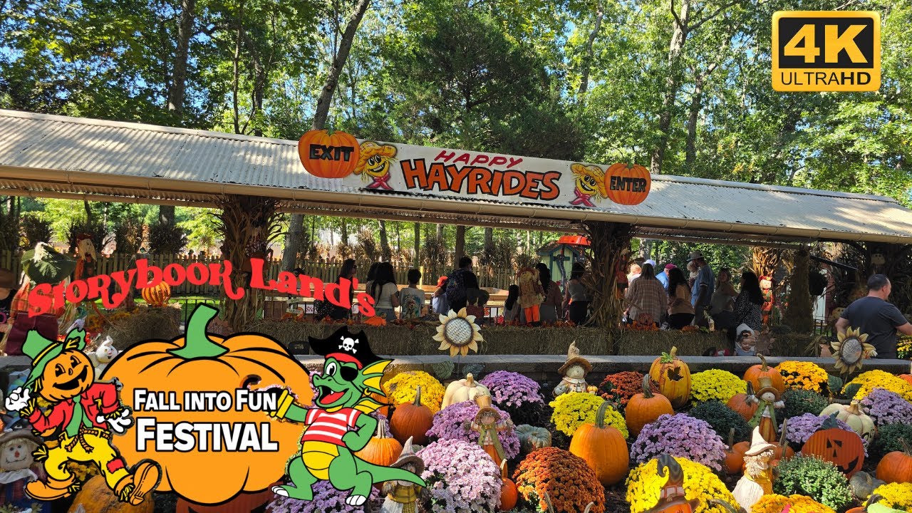 🎠 Happy Hay Rides at Storybook Land | Fall Into Fun Festival 2025 in 4K ...