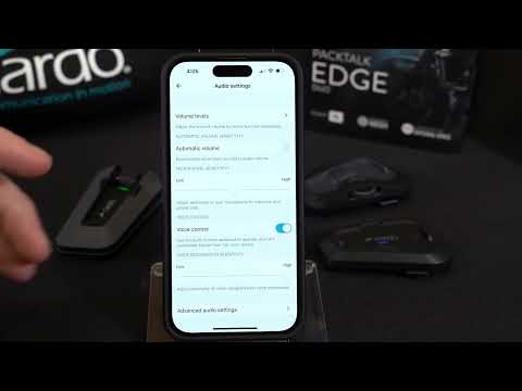 Cardo Connect App Audio settings